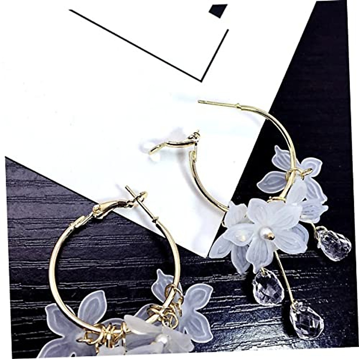 SEWACC 384 Pcs Earring Hoop Jewelry Findings Jewelry Making Supplies Earrings Charm Wine Charm Rings Earring Making Kit Earrings Bezel Charm Hoops for Jewelry Making Earring Findings