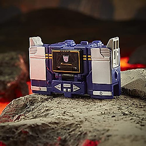 Transformers Toys Generations War for Cybertron: Kingdom Core Class WFC-K21 Soundwave Action Figure - Kids Ages 8 and Up, 3.5-inch