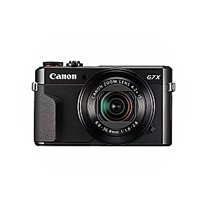 Canon PowerShot G7 X Mark II (Black) (Renewed)