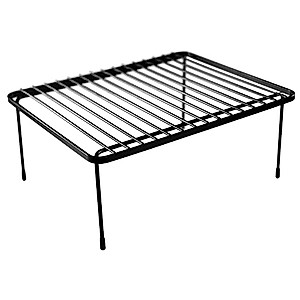 HOME-X Metal Freezer, Pantry, or Cabinet Shelf, Great Space Saver for Organizing Cupboards or Refrigerators, Extra Shelf for Cabinets