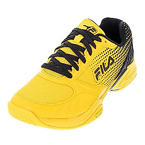 Fila Mens Volley Zone Sneaker, 11 Orange Black