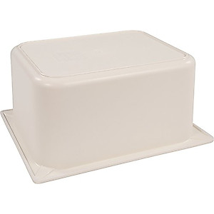 Carlisle FoodService Products CM110102 Coldmaster ABS Standard Half-Size Food Pan, 6 quart Capacity, 12.73" x 10.36" x 5.59", White