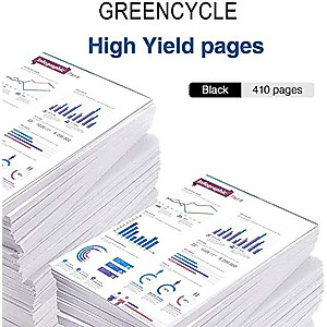 greencycle Remanufactured Ink Cartridge Compatible for Canon PG-210XL 210XL Used in PIXMA MP495 IP2702 MP230 MP240 MP250 MP280 MP480 MP490 MP499 MX330 MX340 MX350 MX410 MX420 Printer(1 Pack, Black)