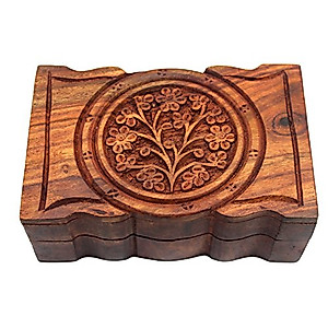 Govinda Rosewood Box Tree of Life 4 x 6 Inch