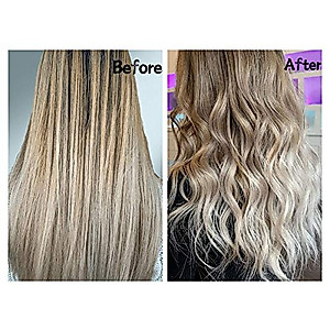 MODVICA 3 Barrel Curling Iron Wand 26mm Hair Waver Temperature Adjustable Ceramic Hair Curling Iron (Pink)