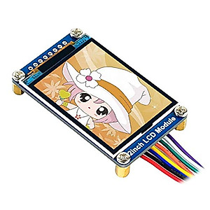 waveshare General 2inch IPS LCD Display Module 240×320 Resolution 2.0inch Monitor Embedded Controller RGB, 262K Color Display Color LED Backlight ST7789 Driver SPI Interface