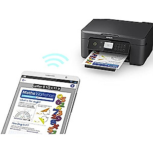 Epson Expression Home XP 4000 Series Wireless All-in-One Color Inkjet Printer/Print, Copy, Scan/White (Renewed)