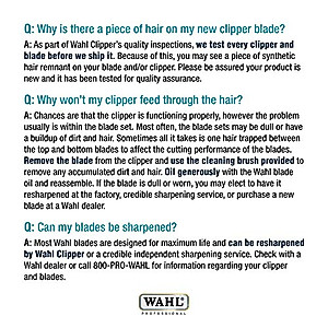 Wahl Professional Animal KM2 2-Speed Pet, Dog, and Horse Clipper Kit (#9757-200), Black