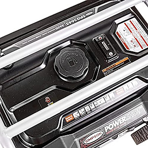 SIMPSON Cleaning SPG3645 Portable Gas Generator and Power Station for Camping, RV, Home Use, Construction, and More, 3600 Running Watts 4500 Starting Watts