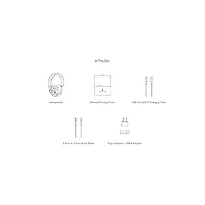 Master & Dynamic MW65 Active Noise-Cancelling (ANC) Wireless Headphones –, Bluetooth Over-Ear Headphones with Mic - Gunmetal/Black Leather (Renewed)