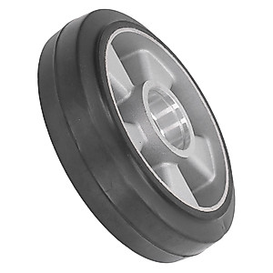 Rubber Replacement Tire, High Hardness 6204 Bearing Installation Truck Load Wheel for Handcraft Forklift Trailer