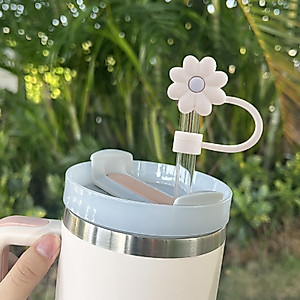 Velaco Protective Silicone Boot and Straw Covers for Stanley Quencher H2.0 40 30 20 oz & IceFlow Flip 30 20 oz, BPA Free Anti-Noise Anti-Scratch, Tumbler Protector Sleeve Cover Boot