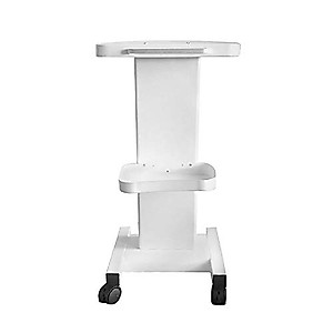 Beauty Salon Trolley Cart with Wheels,Mobile Salon Spa Rolling Cart Esthetician Machine Cart with Trays Hairdressing Storage Service Instrument Cart,Max Load 110lbs