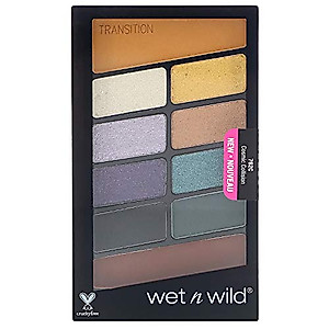 wet n wild Color Icon 10-Pan Eyeshadow Makeup Palette, Long Lasting, Shimmer, Metallic, Glittery, Matte, Rich Smooth Pigment, Cruelty Free - Cosmic Collision