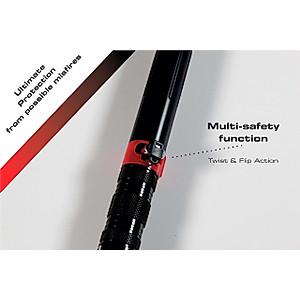 PAVASHOT Pavashot-Stickshot | Self Defense Device Easily Reloadable Non-Lethal Launcher 50-Foot Range Multi-Safety Function All-Weather 6-feet Diameter Plume Designed & Assembled in The USA, Black