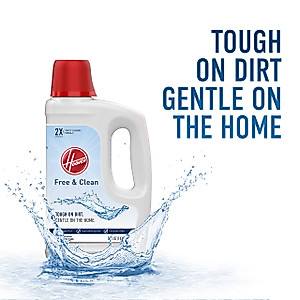 Hoover Free Deep Cleaning Carpet Shampoo, Concentrated Machine Cleaner Solution, 50oz Hypoallergenic Formula, AH30952, White, 50 Fl Oz (Pack of 1)