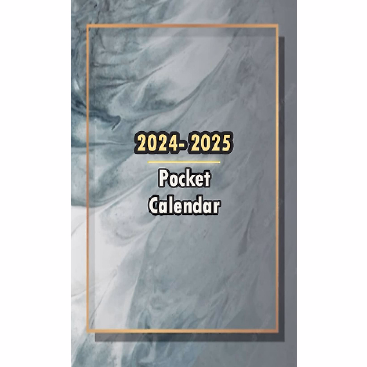 2024-2025 Pocket Calendar: Purse Size 4 x 6.5 - 2 Years Monthly Planner for Purse / from January 2024 to December 2025: each month/ 2 pages – ... Contacts, Pasword Log, Holiday ... and more