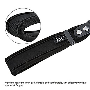 Soft Neoprene Camera Hand Wrist Grip Strap with Quick-Release for Canon EOS R10 R7 R5 R6 R RP Rebel T8i T7 T7i SL3 90D Sony A7 IV III Nikon Z 30 Z fc Z50 Z5 Z6 Z7 II Fuji X-T4 X-S10 X-T30 II X-Pro3