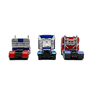 Transformers Optimus Prime 1:32 3-Pack Die-Cast Cars, Toys for Kids and Adults