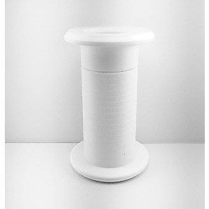 1.20" ID Cable Pass Through Wall Port 3 5/8" - 5 1/4" Wall Thickness (White) - Pass Cables from one Side of a Wall or Barrier to The Other.