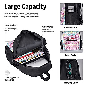 NKISMOODM Pocket Backpack Travel Camping Work School Bag Pencil Case Lunch Bag Combination