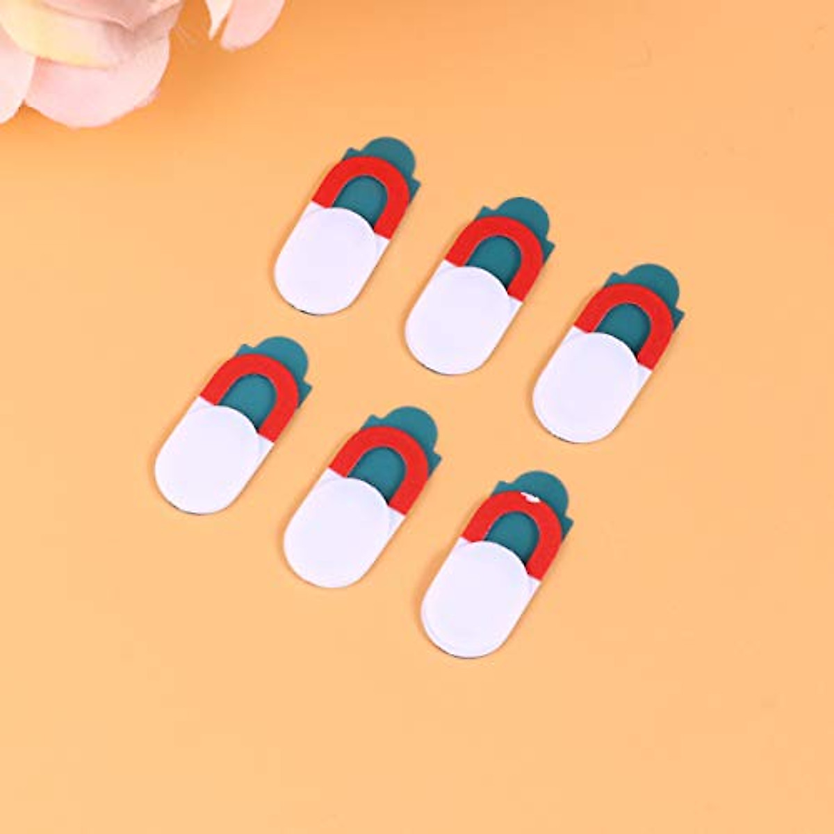 OSALADI Computer Camera Cell Phone Lens Cover 6pcs Webcam Cover Slide Privacy Cover Shutter Sticker Camera Cover Slide for Laptop Tablet Phone White Phone Privacy Slide Computadoras Laptop