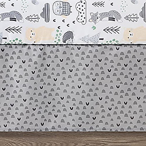 The Peanutshell Woodland Crib Bedding Set, 5 Pieces, Forest Creatures