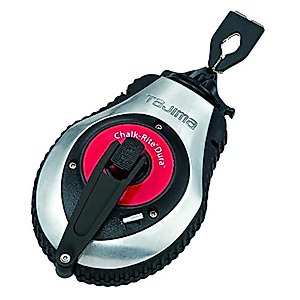 Tajima CR401S Chalk-Rite Dura Reel and Premium Braided Line with Fast-Rewind System, 1 mm x 30 m