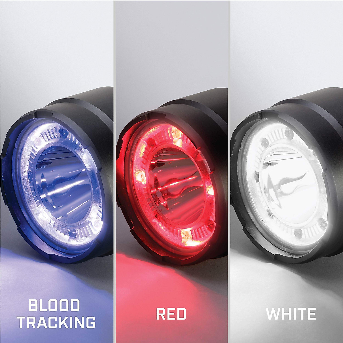 Bushnell Flashlight TRKR 600 Lumen | Multi-Color LED Tactical Flashlights, Battery Powered Lights for Camping, Hunting, Hiking, Emergency, & Outdoor