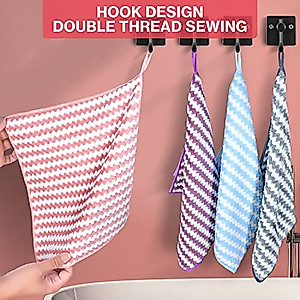 AMITER Kitchen Dish Towels, 100% Cotton Kitchen Towels and Dishcloths Set, 10 Pack Dish Cloths for Washing Dishes Dish Rags for Drying Dishes Kitchen Wash Clothes Cleaning Towel