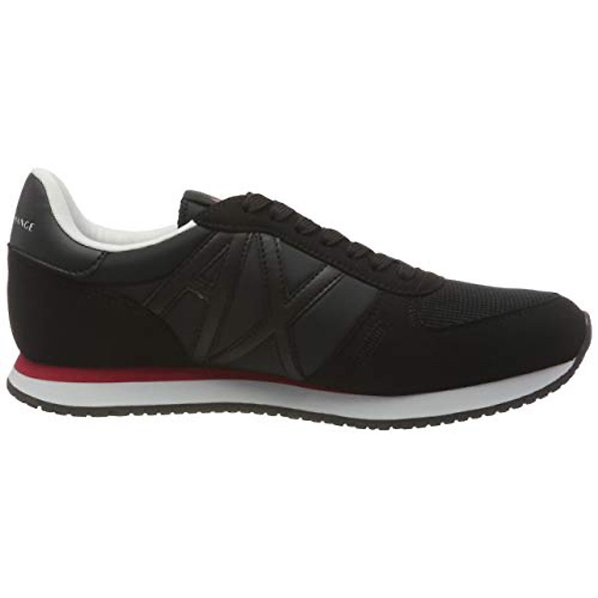 A|X ARMANI EXCHANGE Men's Low-top Sneakers, Black, 6