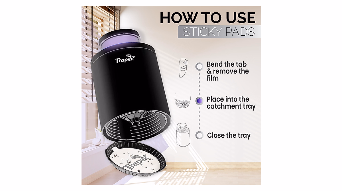 Trapex Sticky Pads - Effective Indoor Insect Traps