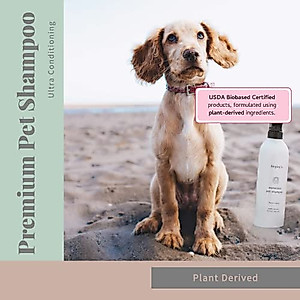 Begley’s Natural No Rinse Waterless Pet Shampoo, Bathless Cleaning, Deodorizing, and Odor Removal for a Shiny, Fresh Smelling Coat - Effective for Dogs, Puppies, and Cats - Fresh Lavender, 2 Pack