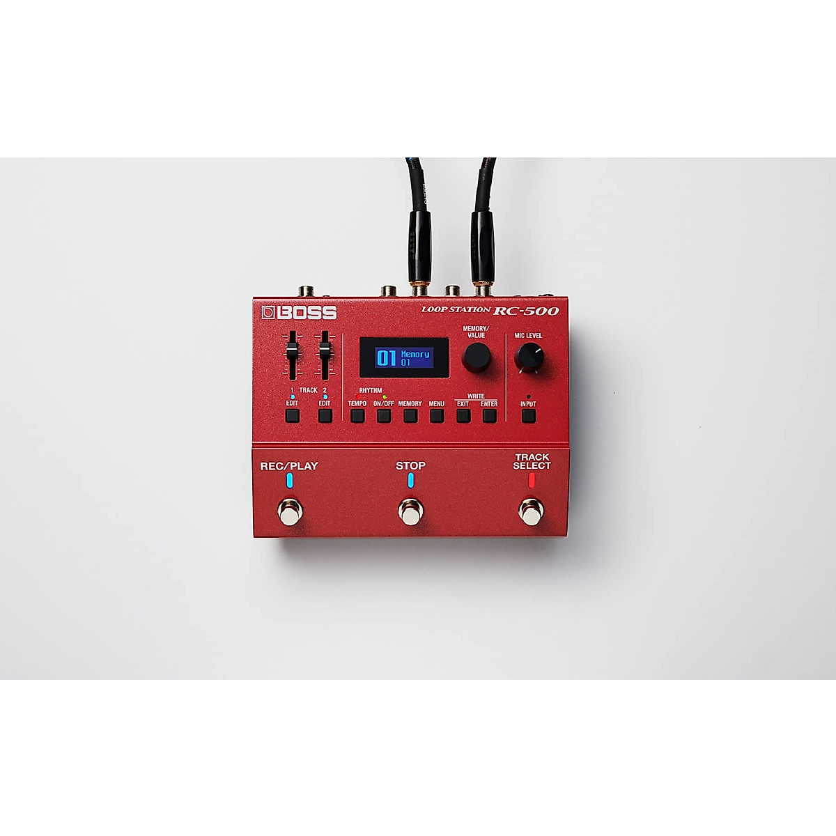 BOSS RC-500 Dual-Track Loop Station – Advanced two-track looper with premium sound quality, Loop FX, 99 phrase memories, 57 rhythms, and MIDI control support