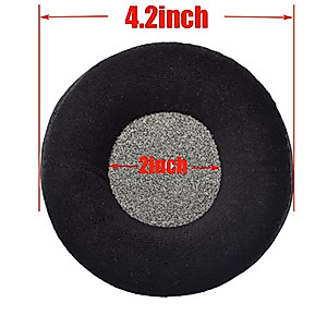 Cosmos ® 1 Pair Black Color Velvet Replacement Earpad Ear Pad Cushion for AKG K 240 Studio Headphones
