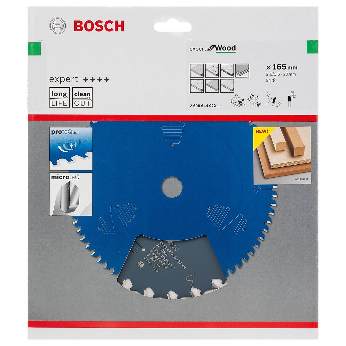 Bosch 2608644023 EXWOH 6.5" x 20mm 36T Circular saw blade Top Precision