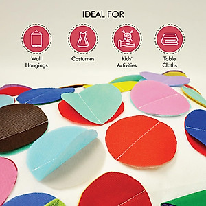 Fairfield OLY-Fun, Multi-Purpose Craft Fabric, Polypropylene Fabric for Sewing, Stenciling, Tying, and More, Craft Supplies, Orange Cursh, 10 Yard Bolt