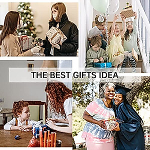 DiliComing Garden Gnomes Decoration for Yard - Outdoor Gnome Statue with Solar Light, Dwarf Sculpture for Outside Patio Porch Lawn Decor, Spring Decorations for Home