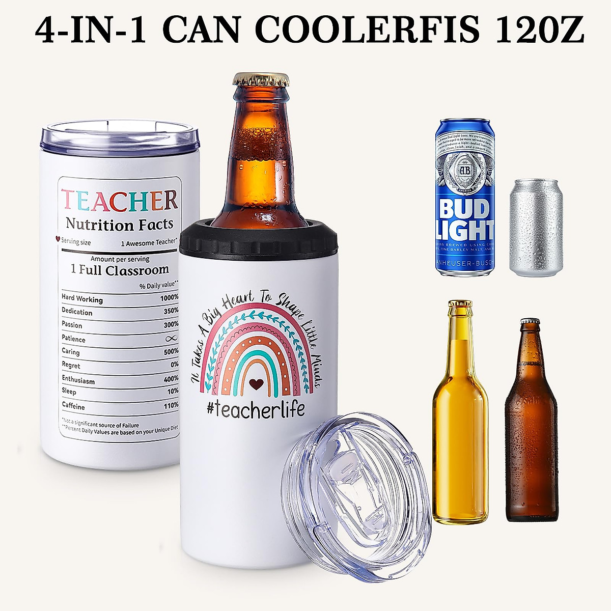 Zopeal Teacher Appreciation Gift Set 9 in 1 Teacher Birthday Favor Thank You Woven Basket Tumbler Thank You Gifts for Man Woman Valentines Mothers Day(White)