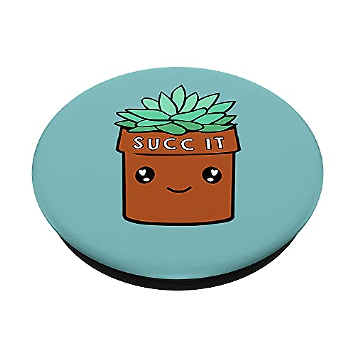 Succ It - Cute Succulent Plant Lovers Pun Gardening Theme PopSockets PopGrip: Swappable Grip for Phones & Tablets