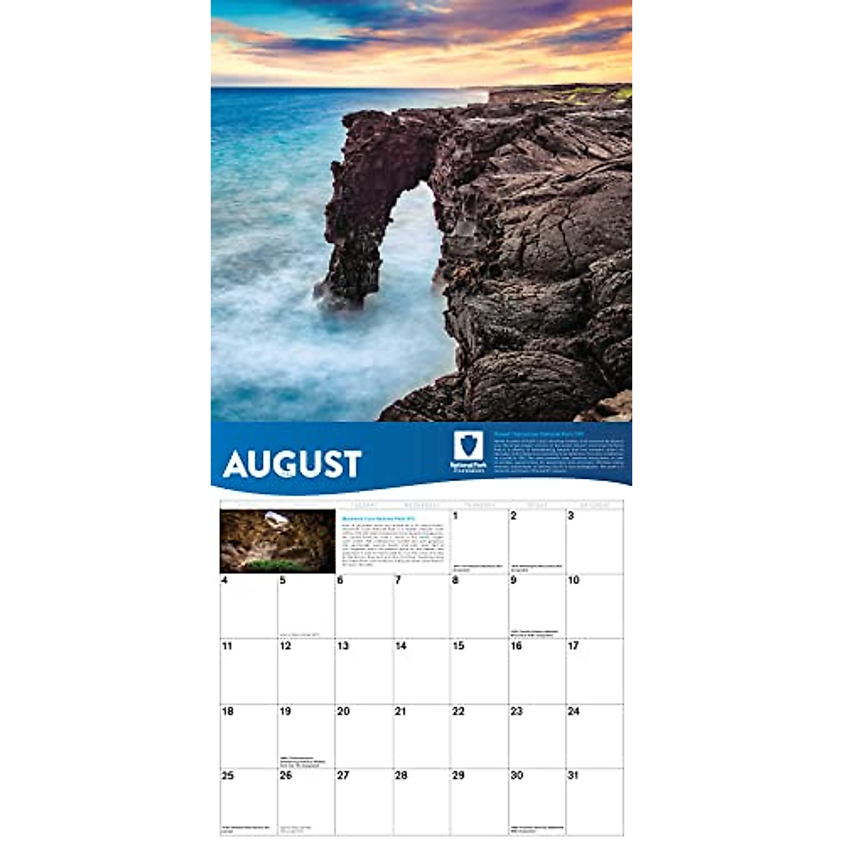 2024 National Park Foundation Wall Calendar: 12-Month Nature Calendar & Photography Collection (Monthly Calendar)