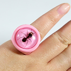 REALBUG Ant Pink Ring Size 6