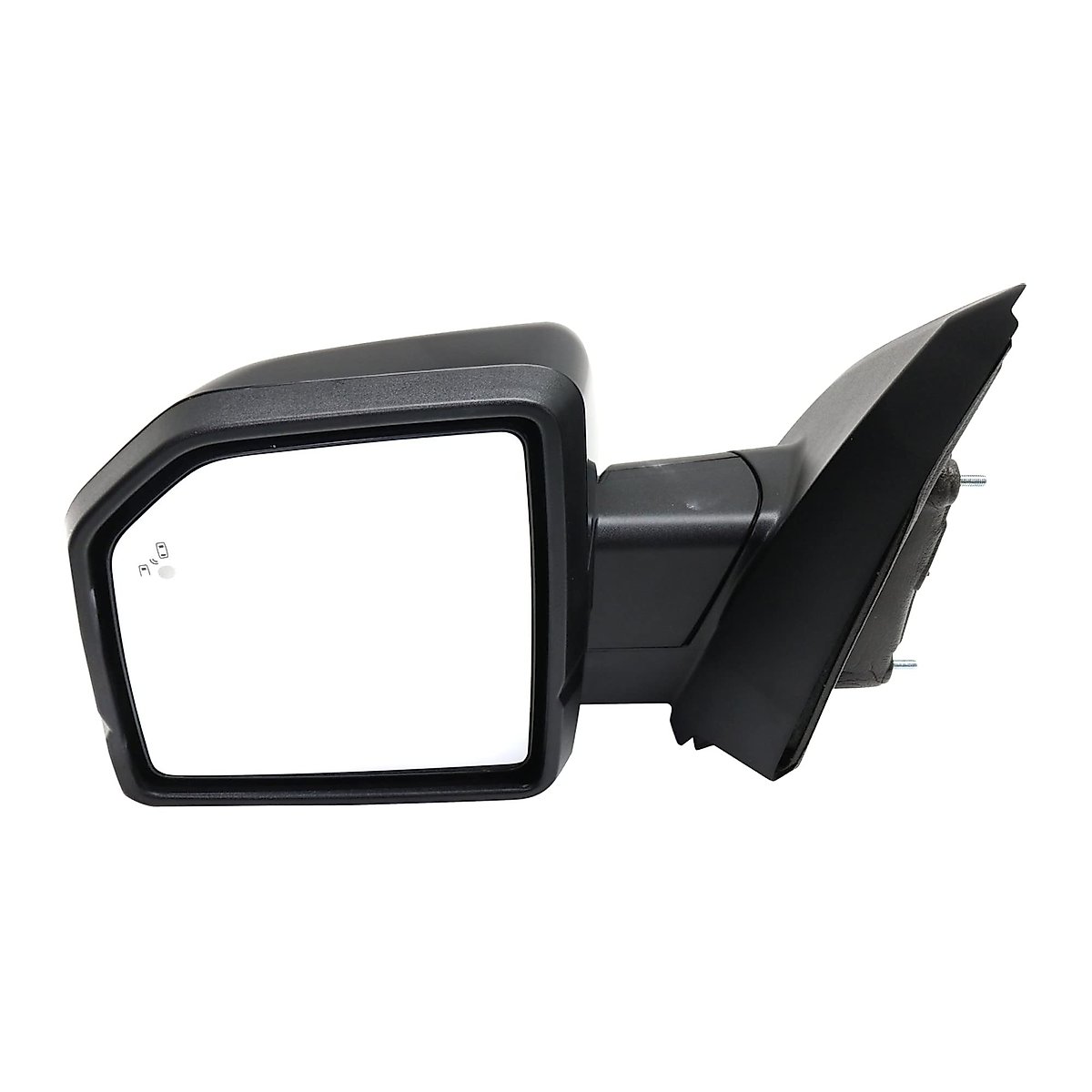 Kool Vue Driver Side Power Heated Mirror for Ford F-150 2015-2020 Power Fold With Signal Light, Blind Spot Monitor, Memory & Puddle Lamp Paintable