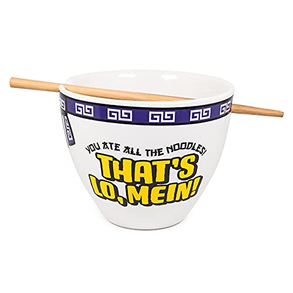 Bowl Bop Lo Mein Japanese Dinnerware Set | 16-Ounce Ramen Bowl, Chopsticks