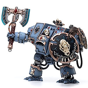 Joytoy Warhammer 40K 1/18 Action Figures Joy Toy Mecha Figure Model Space Wolves Space Marines Space Wolves Venerable Dreadnought Brother Hvor
