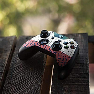 Skinit Decal Gaming Skin Compatible with Xbox One Controller - Originally Designed Polka Dot Split Design