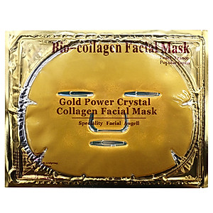 Jakuva 24k Gold Gel Facial Mask,SkinCare Facial Patch Collagen Face Mask for Moisturizing, Puffiness, Anti Wrinkle and Hydrateing Your Beautiful Face, 15PCS