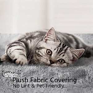 Yaheetech 62.2inches Cat Tree Cat Towers Cat Condo with Platform & Hammock, Scratching Posts for Kittens Pet Play House with Plush Perch for Indoor Activity Relaxing