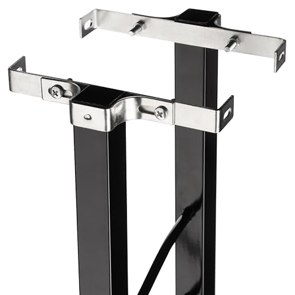 Architectural Mailboxes Montroso Galvanized Steel Mailbox Post, Compatibility Code A, MON00BPEC, Black