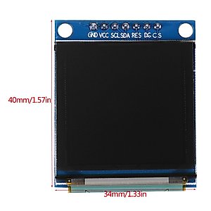 1.5 Inch OLED Display Module, Colour OLED Display, OLED Color Display Module 128 * 128 SSD135 Serial Peripheral Interface